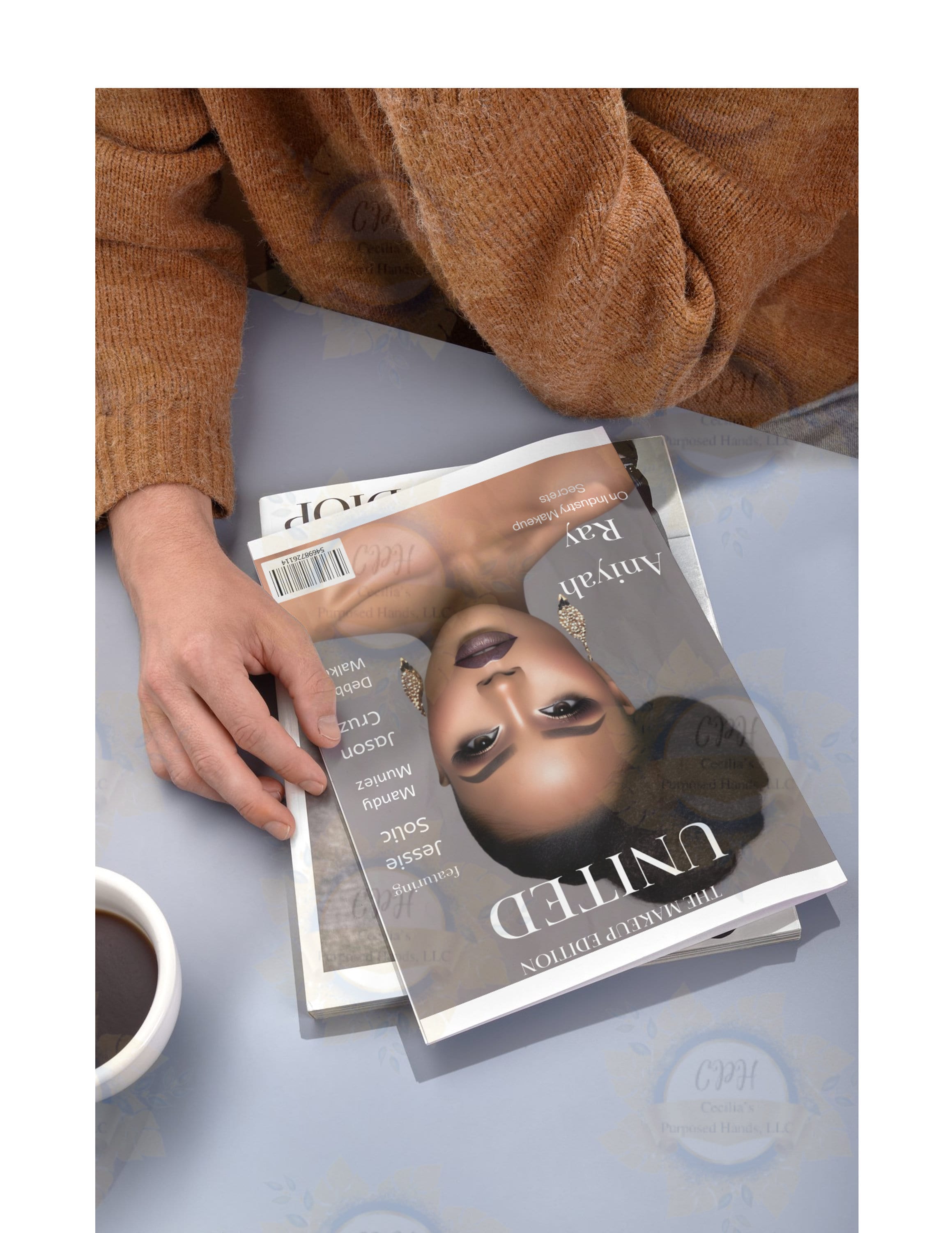Magazine Cover Template Editable in Canva - Etsy