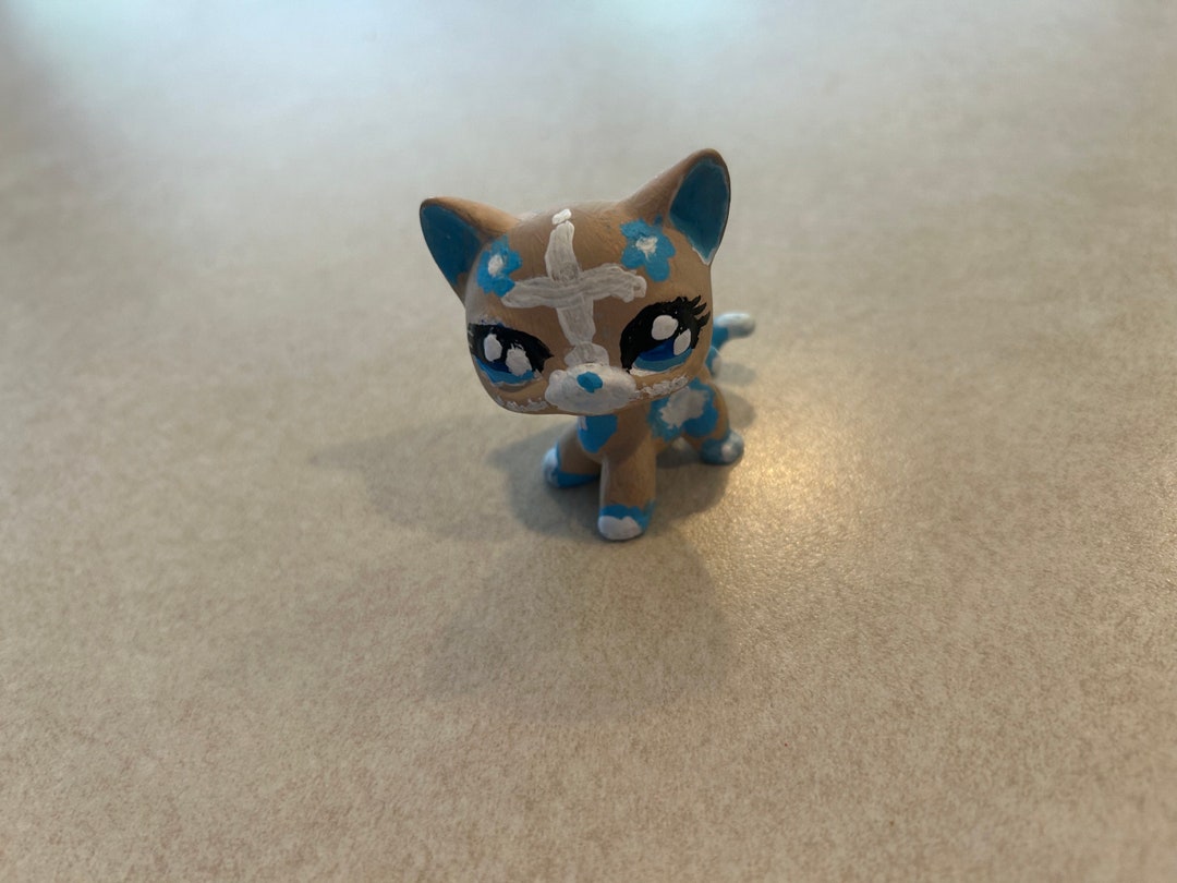 Lps Simple Flower Custom Short Hair Cat . - Etsy