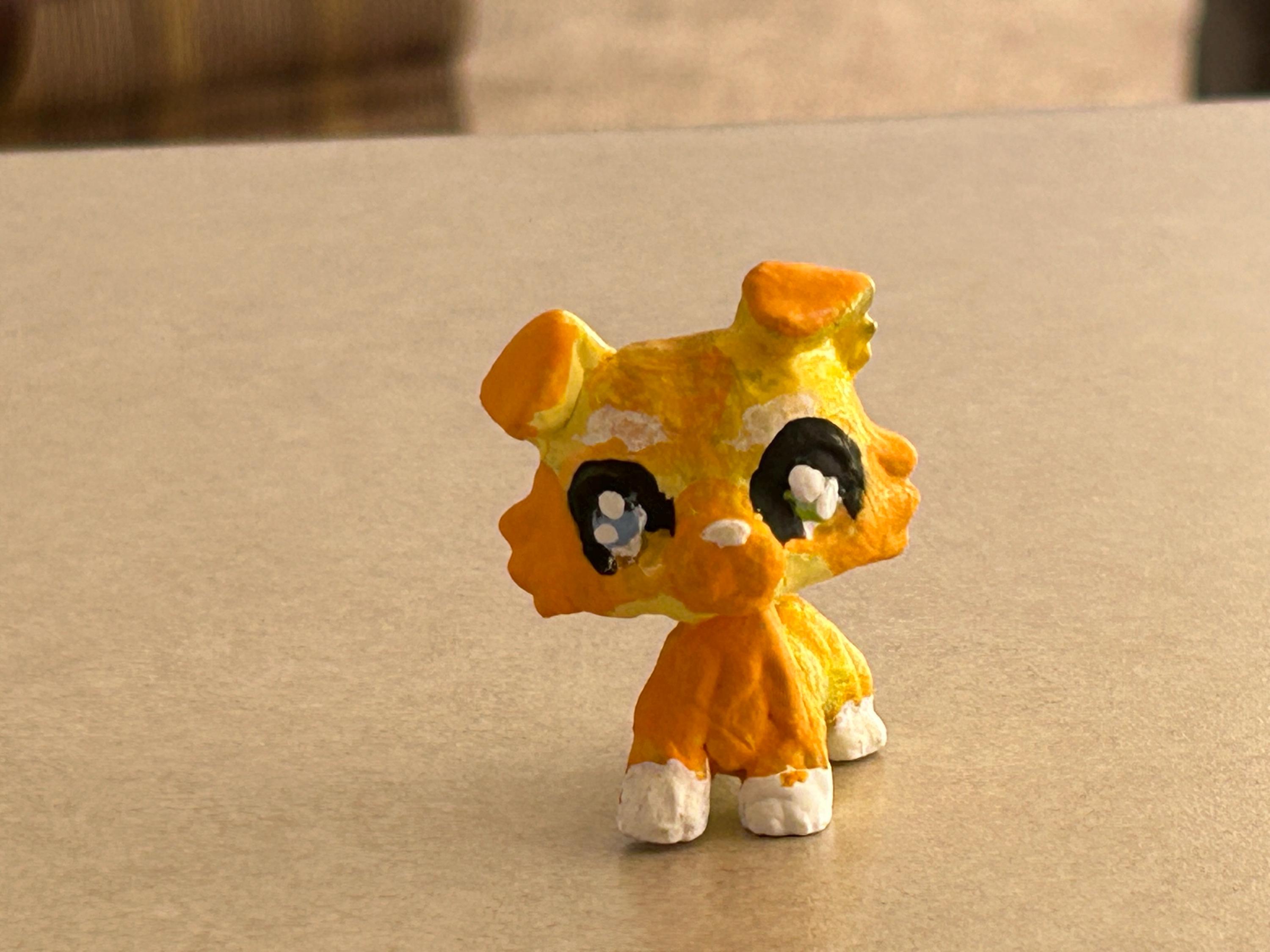 Lps Orange and Yellow Collie With White Paws - Etsy