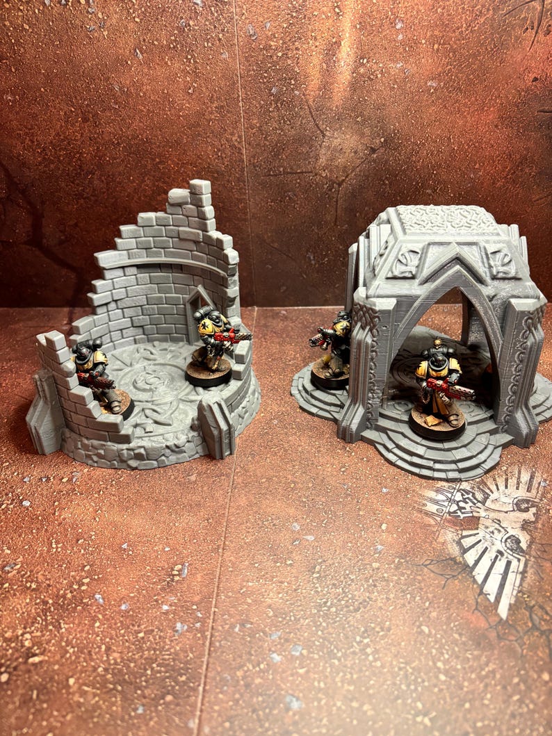 Dwarven Architecture - Monument - Bastion - Altar - Miniature Terrain ...