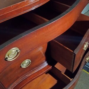 American Federal Era Mahogany Tall Boy Dresser - Etsy