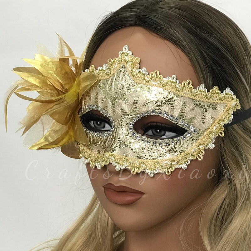 Sequin Mask - Etsy