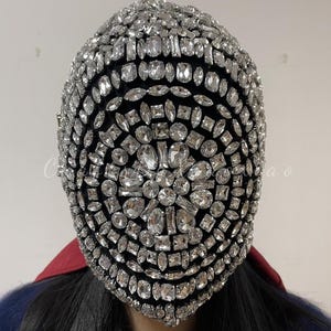 Jewelry Full Coverage Mask, Full Head Haute Couture Mask for Festival ...