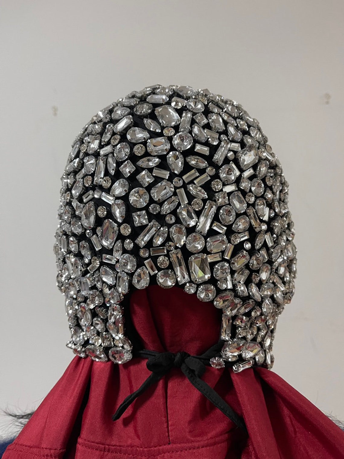 Jewelry Full Coverage Mask, Full Head Haute Couture Mask for Festival ...