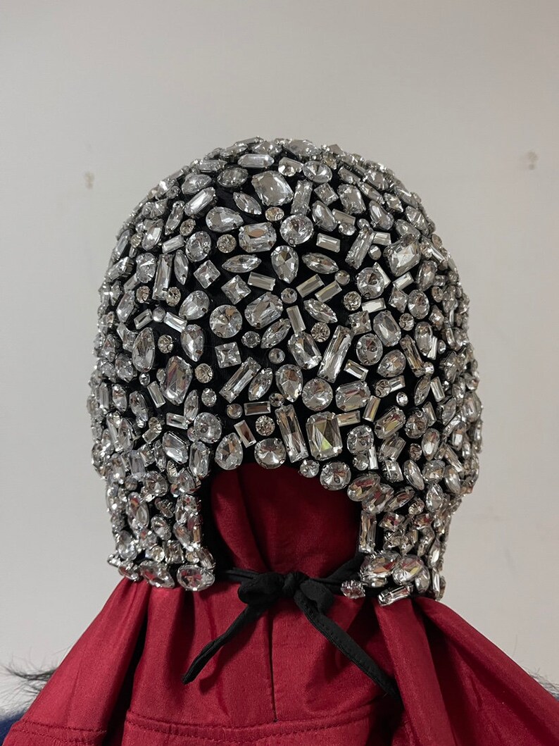 Jewelry Full Coverage Mask, Full Head Haute Couture Mask for Festival ...