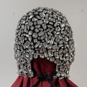 Jewelry Full Coverage Mask, Full Head Haute Couture Mask for Festival ...