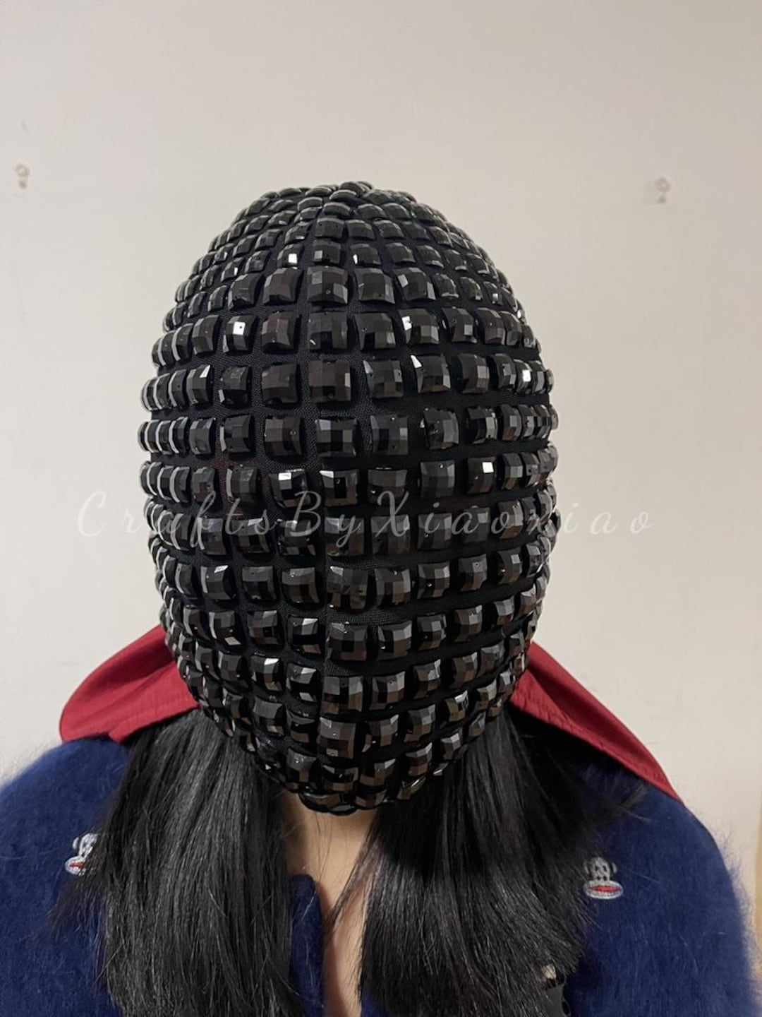 Black Jewel Full-head Mask: Haute Couture Rave Masquerade - Etsy