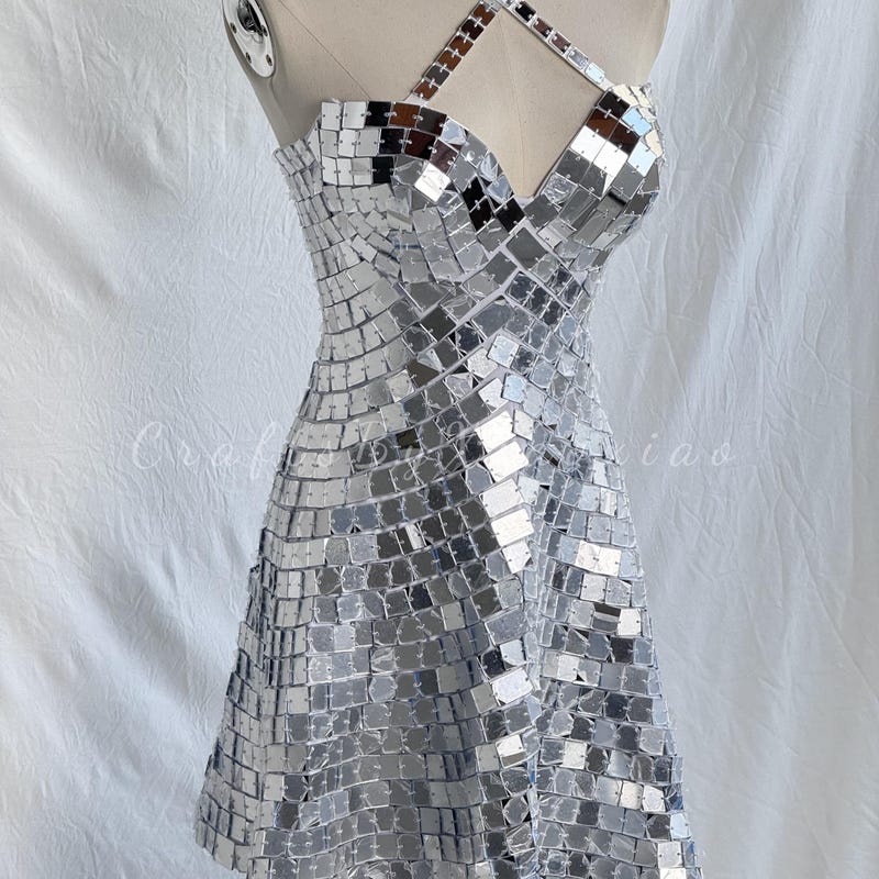 Sequin Mini Dress - Etsy