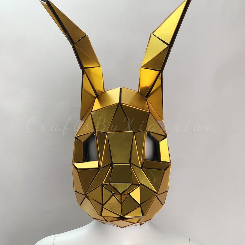 Rabbit Mask - Etsy