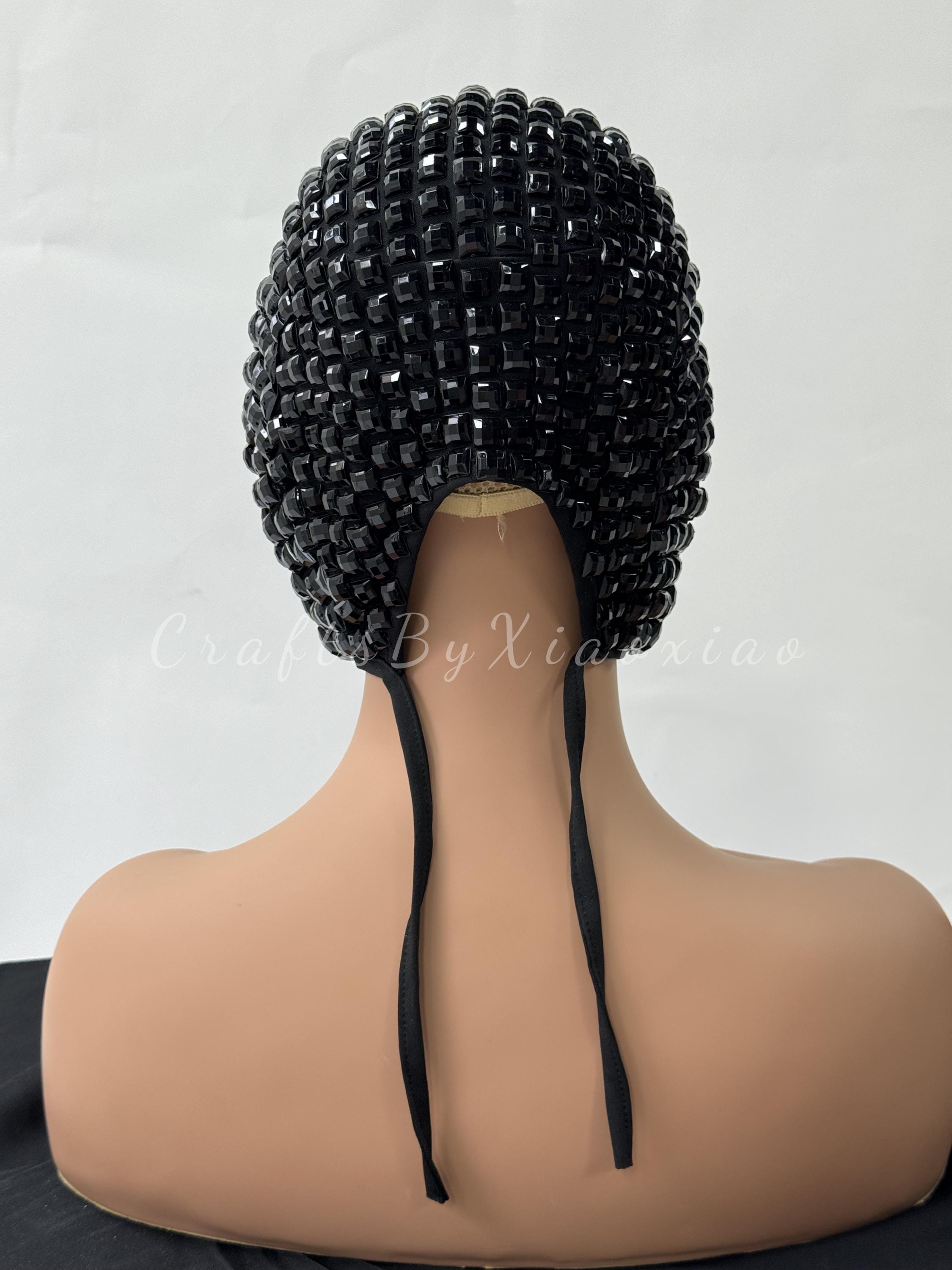 Black Jewel Full-head Mask: Haute Couture Rave Masquerade - Etsy