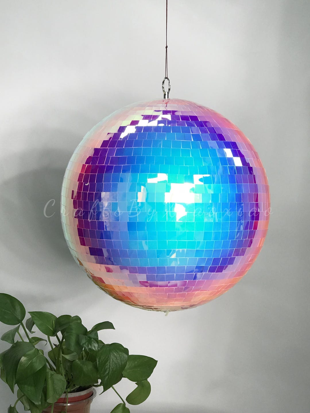 Iridescent Rainbow Disco Ball for Parties, Weddings, and Celebrations ...