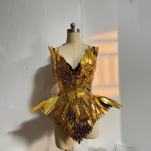 Metallic Futuristic Dress - Etsy