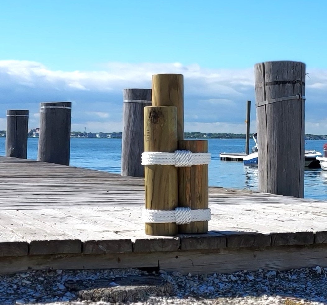 18 " Nautical Piling~coastal Dock Piling - Etsy