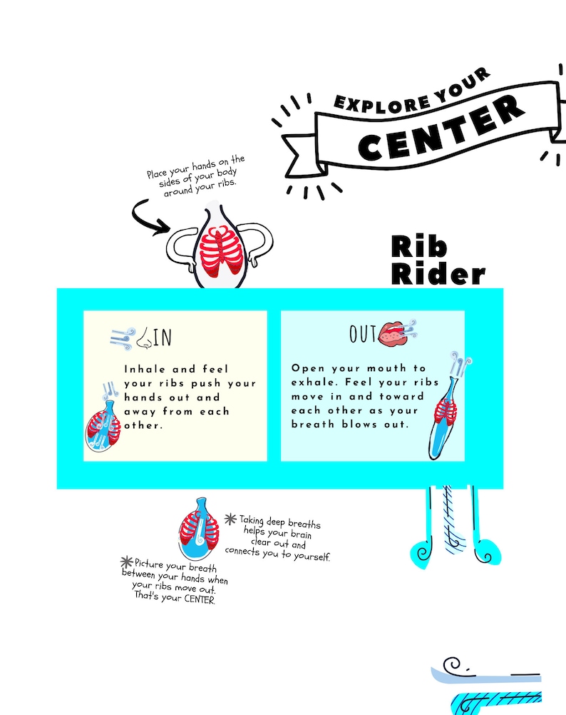 Breathing Exercise Visuals for Kids - Printable Calming Techniques - Etsy