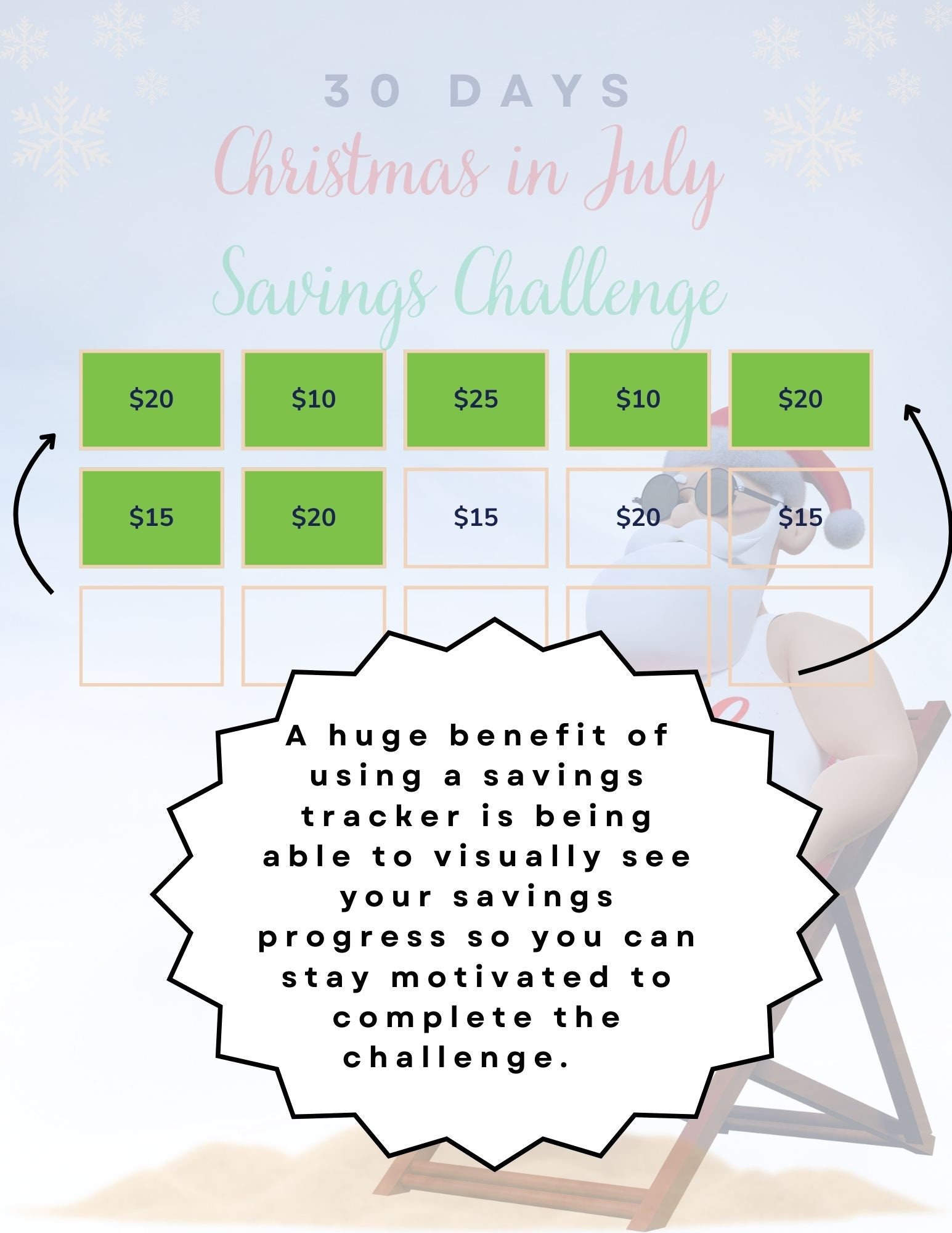 Christmas in July Savings Challenge - Etsy