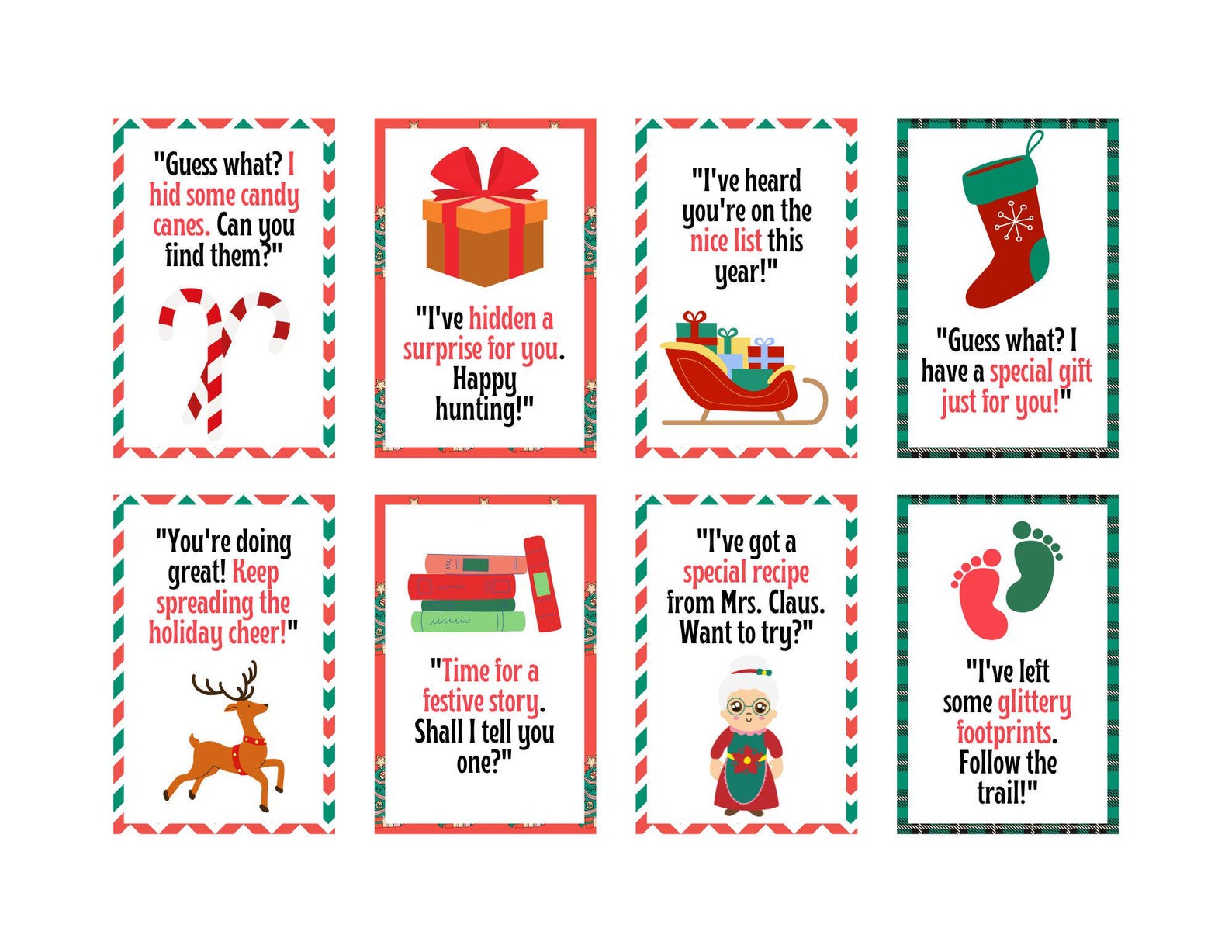 Holiday Bundle | Letter From Santa, Letter to Santa With Wishlist, Nice ...