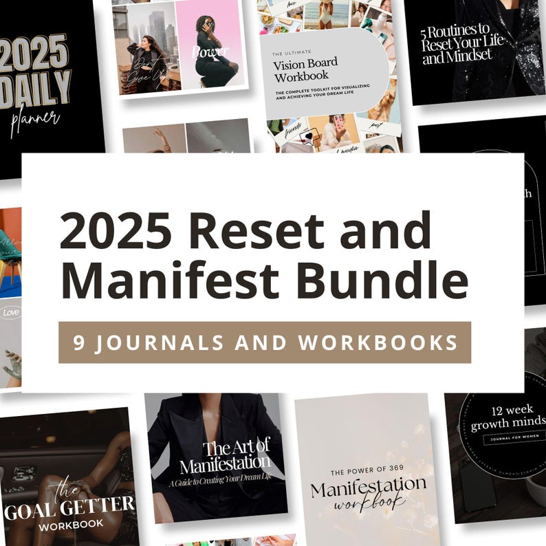The Reset and Manifest Bundle 2025 - Etsy