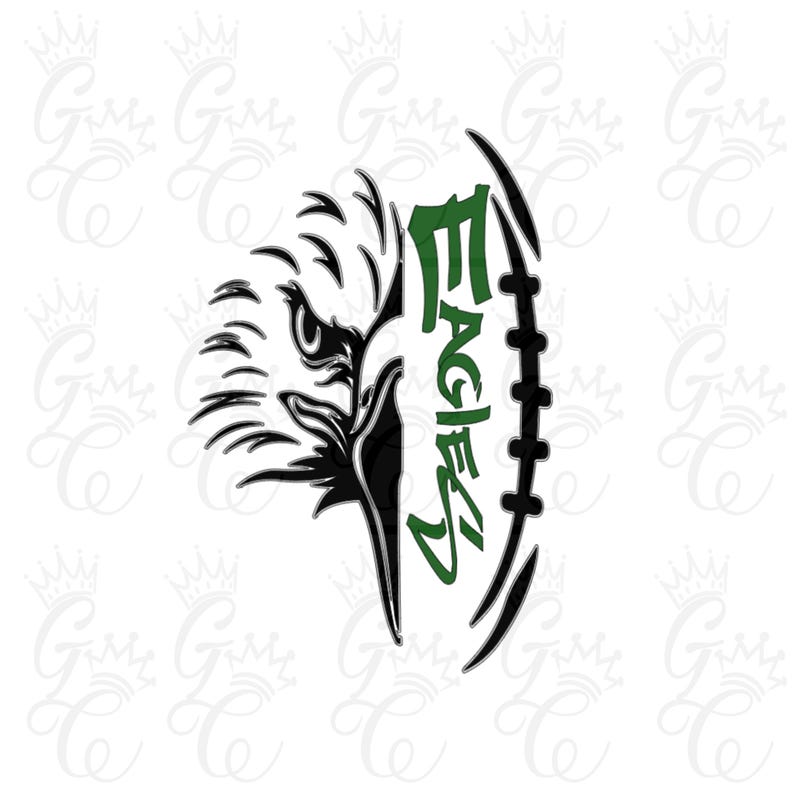 Eagles Svg, Eagle Face SVG, Football Shirt Design, Philly Svg, Football Svg, Eagle Svg Decal ...