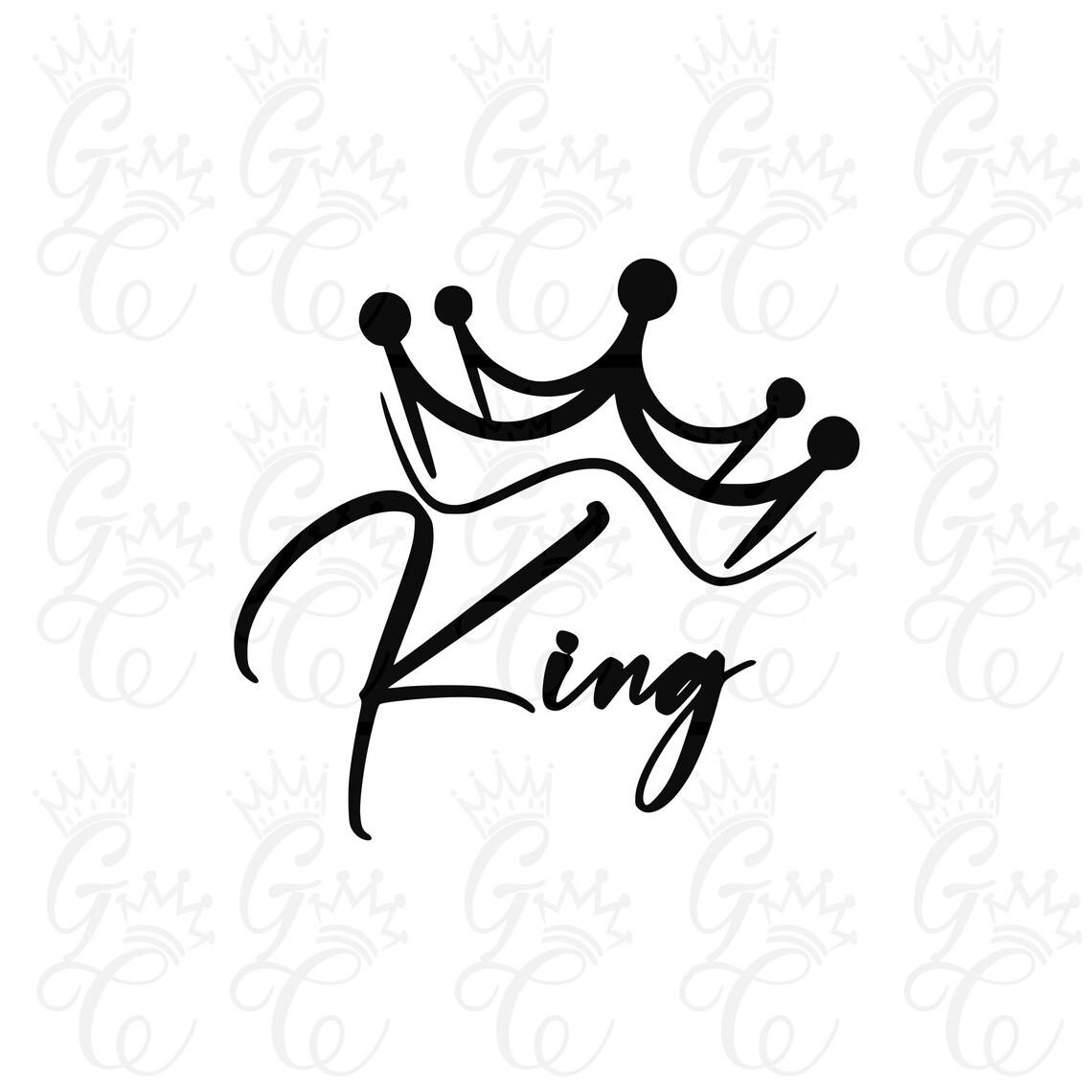 King SVG, Christian Svg, King PNG, King Crown Svg, King With Crown Svg ...