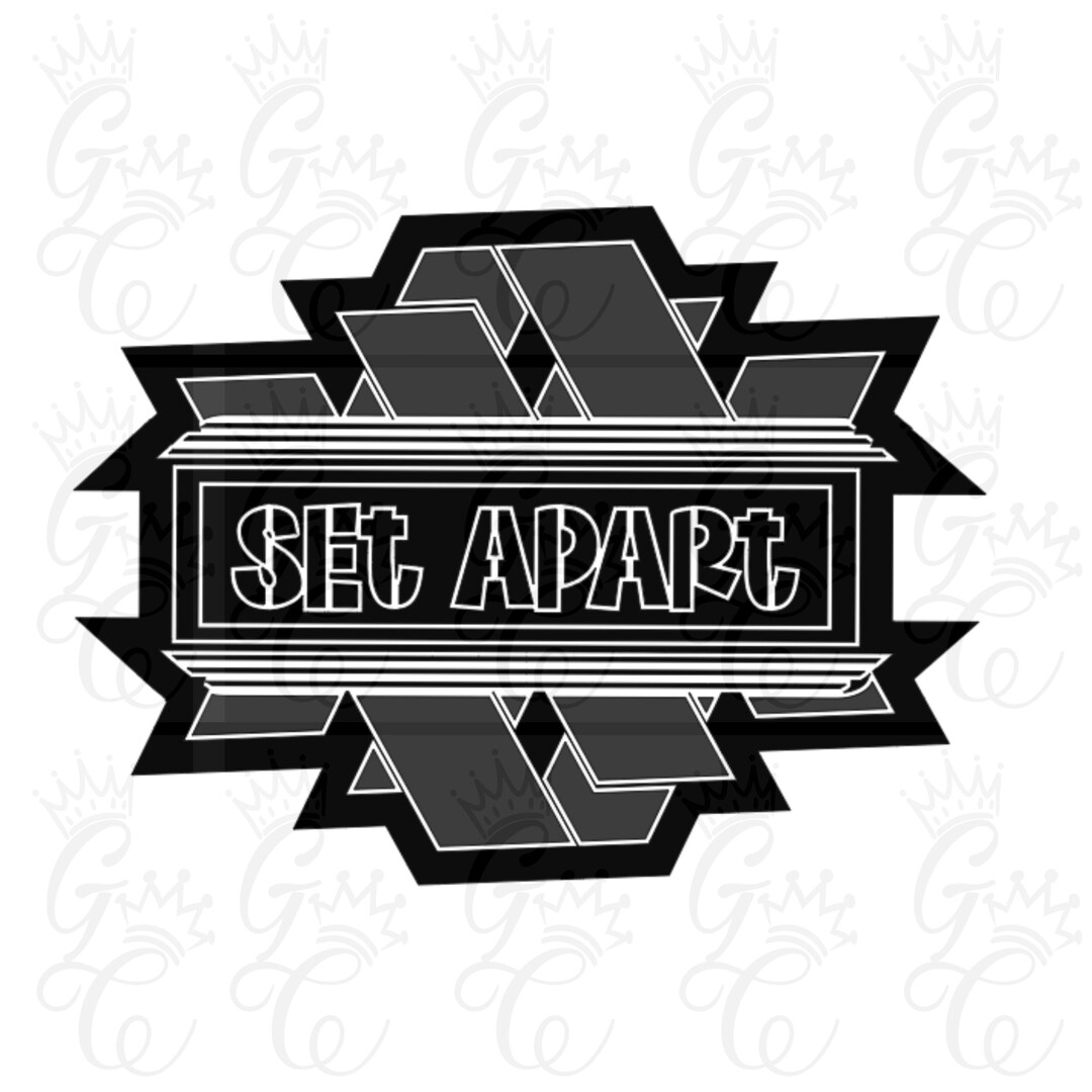 Set Apart SVG Christian Vinyl Shirt Design Scripture Svg Png Christian ...