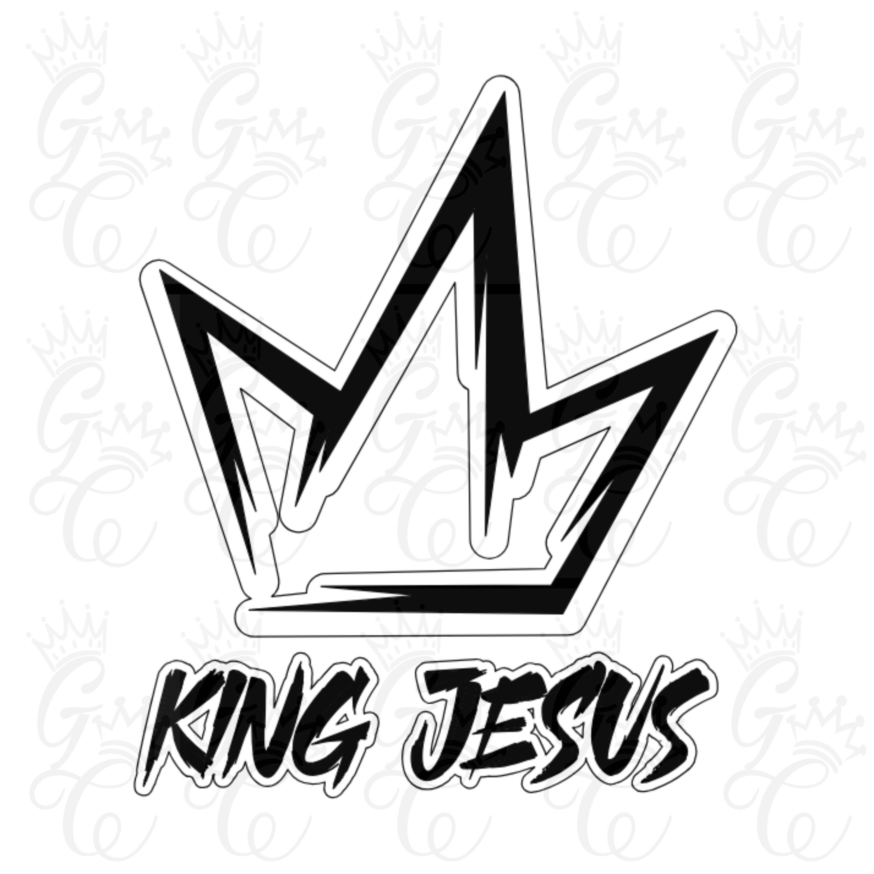 King Jesus SVG Decal Vinyl Shirt Design Inspiration Christian Wall Art ...