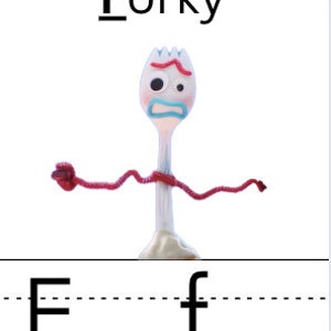 Pixar Alphabet Flashcards - Etsy