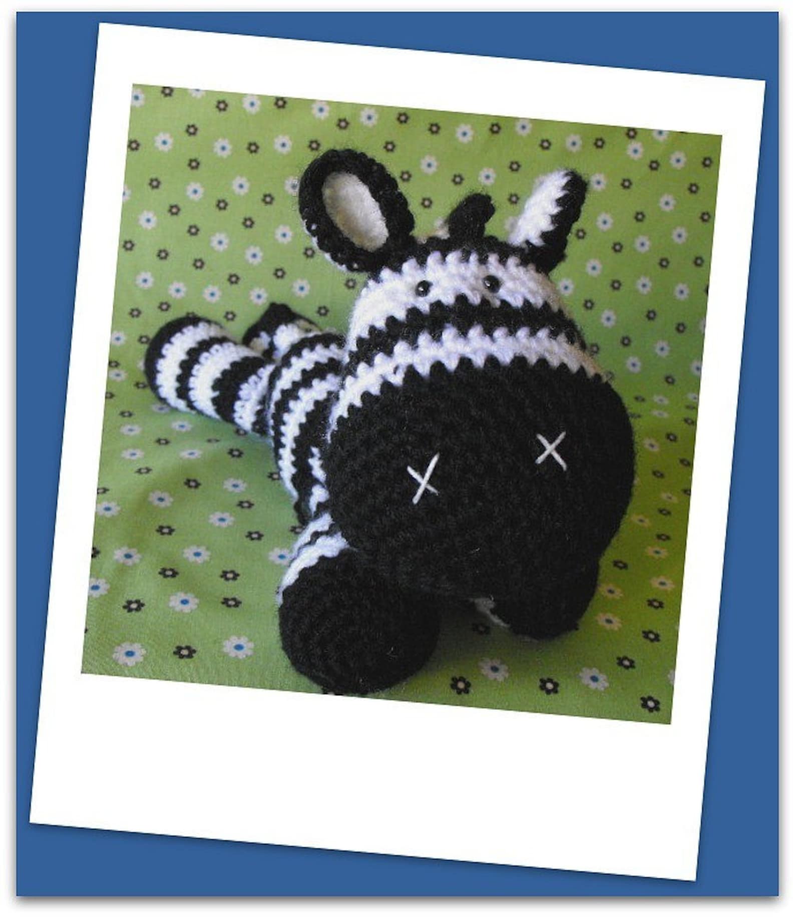 Crochet Pattern Amigurumi Zebra Zeb - Etsy