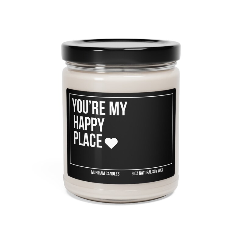 You're My Happy Place Candle, Love Candle, Valentine's Day Gift ...