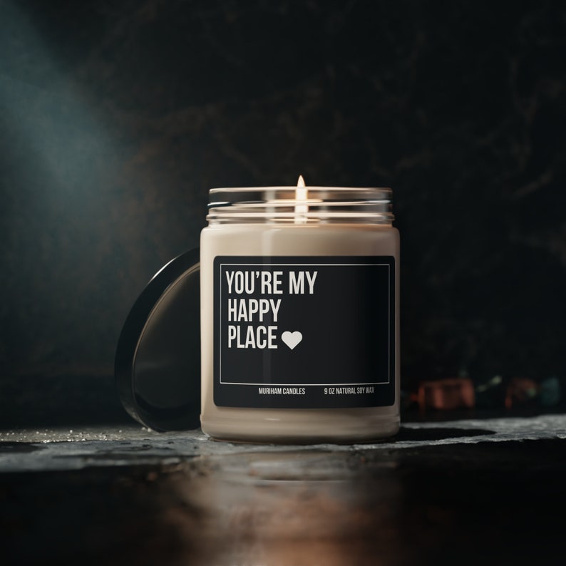 You're My Happy Place Candle, Love Candle, Valentine's Day Gift ...