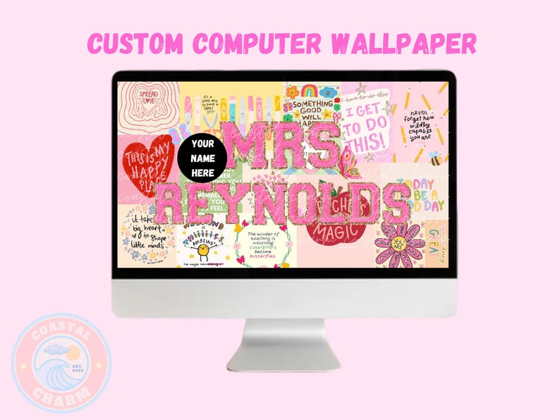 Teacher, Teacher Wallpaper, Pink, Teacher Gift, Teacher Laptop ...