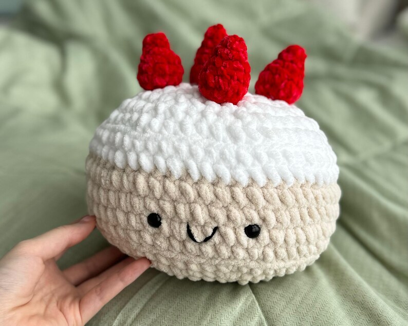 Strawberry Shortcake Crochet PATTERN PDF ONLY, Cake Amigurumi Crochet ...