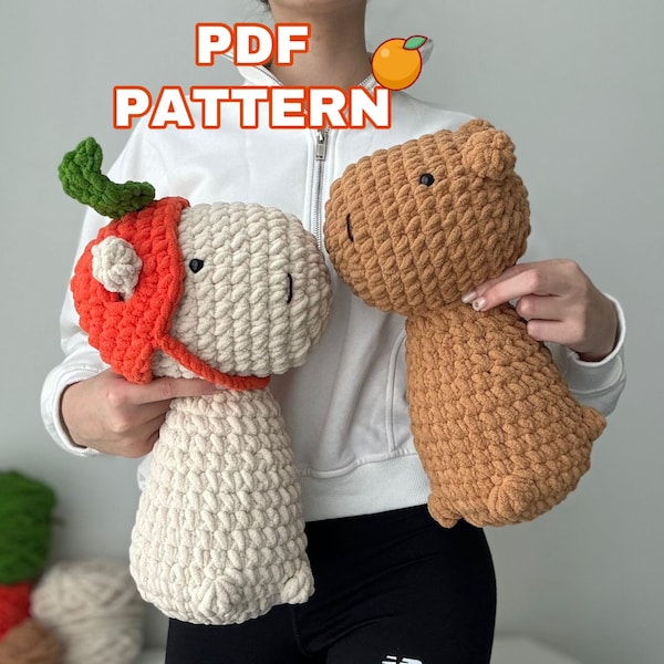 Capybara Easy Sewing Pattern - Etsy