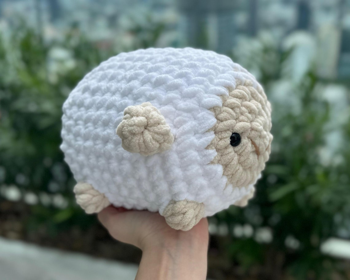 Cute Sheep Crochet Pattern, Lamb Amigurumi Crochet Pattern in English ...