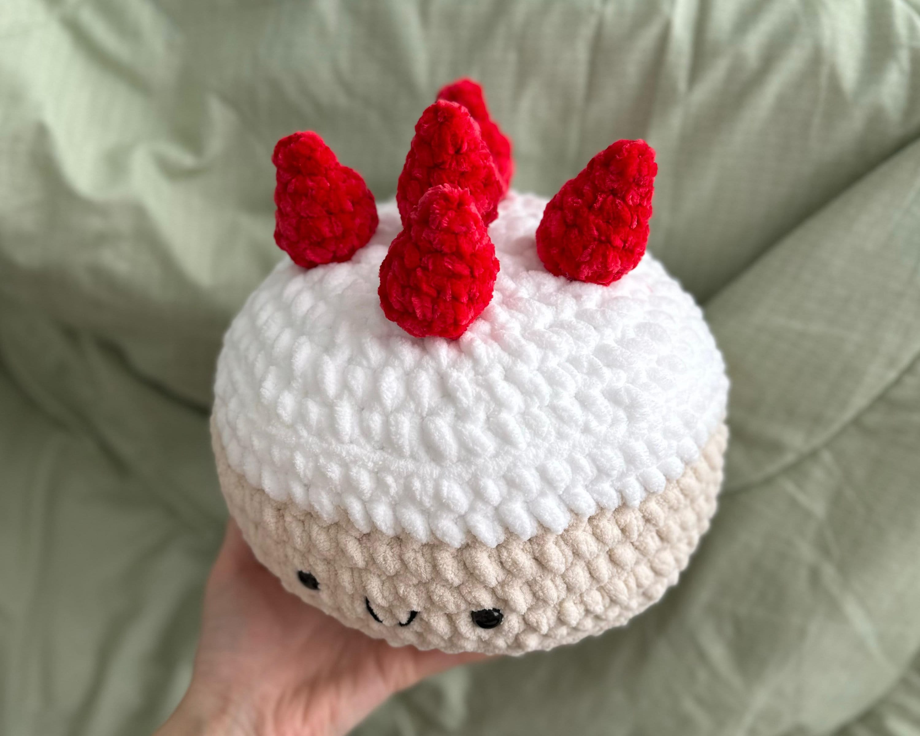 Strawberry Shortcake Crochet PATTERN PDF ONLY, Cake Amigurumi Crochet ...