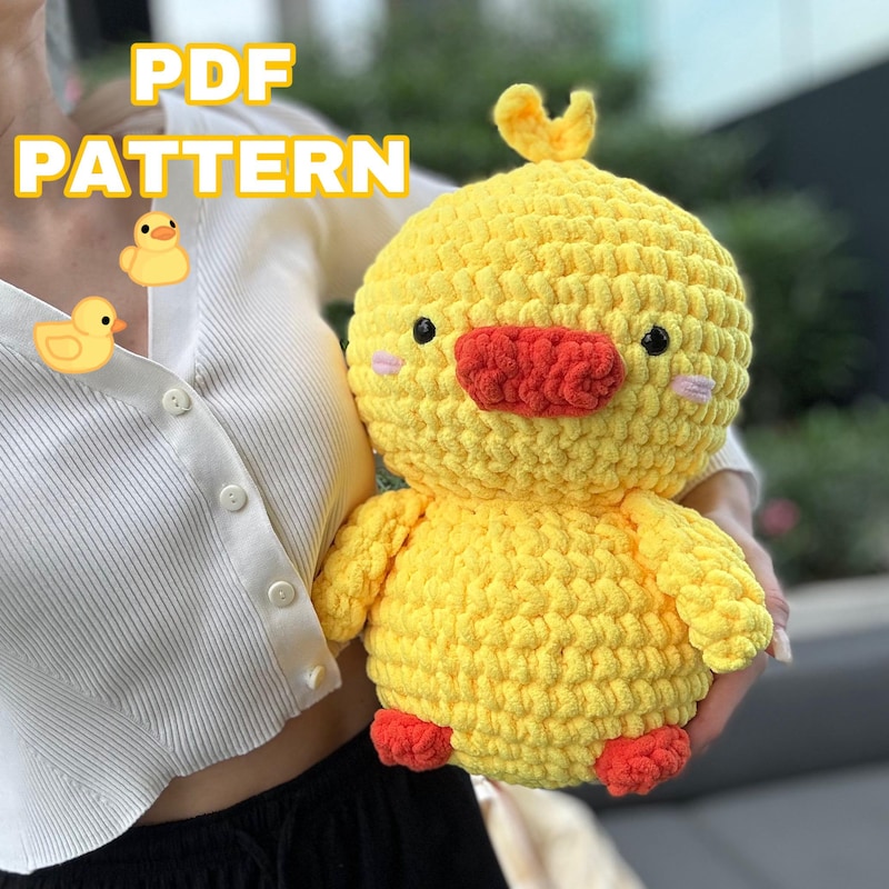 Rubber Duck Plush Doll - Etsy UK