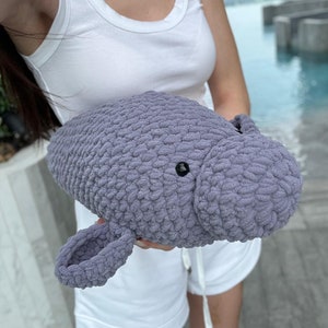 Realistic Manatee Crochet Pattern, Manatee Amigurumi Pattern in English ...