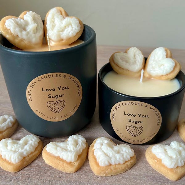 Heart Shaped Candles - Etsy