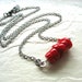 Red Coral Necklace Red Coral Strand Gemstone Necklace - Etsy
