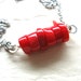 Red Coral Necklace Red Coral Strand Gemstone Necklace - Etsy