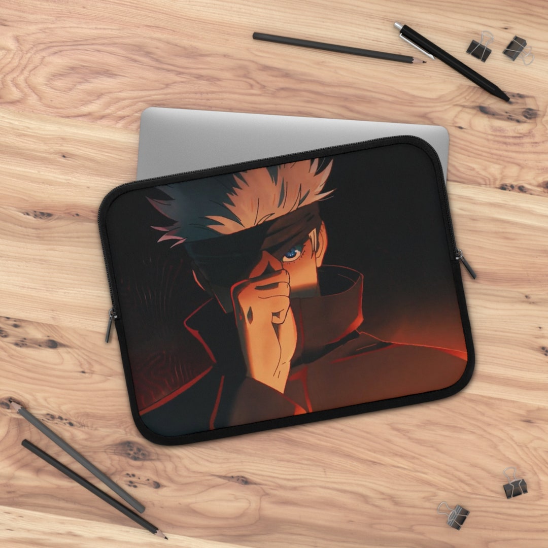 Gojo Satoru Manga Webtoon Laptop Sleeve Seanai Custom Laptop Sleeve ...