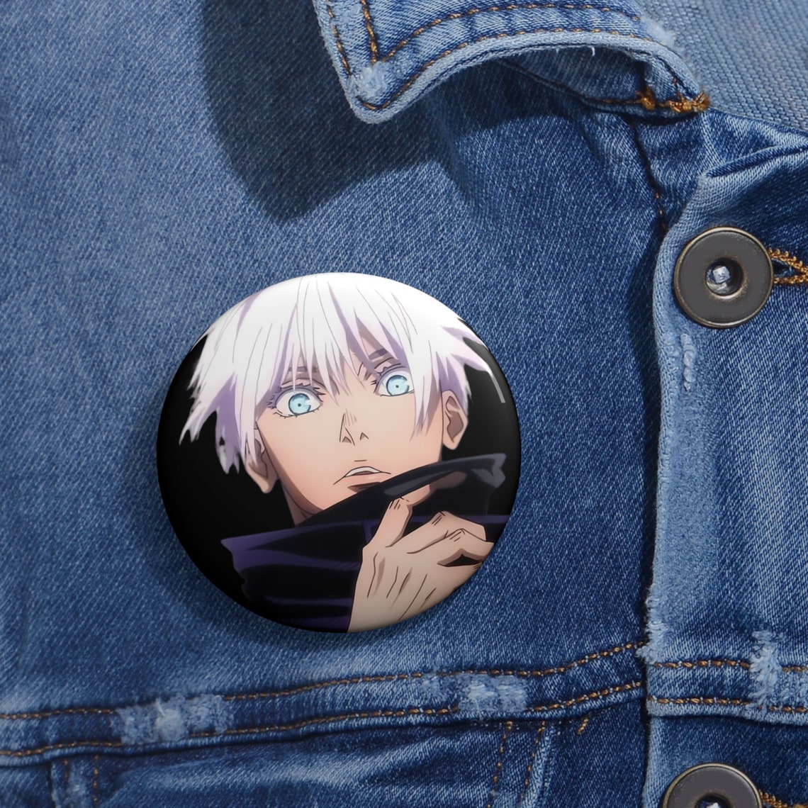 Gojo Satoru Manga Webtoon Anime Pin Buttons Custom Pin Buttons Gift for ...
