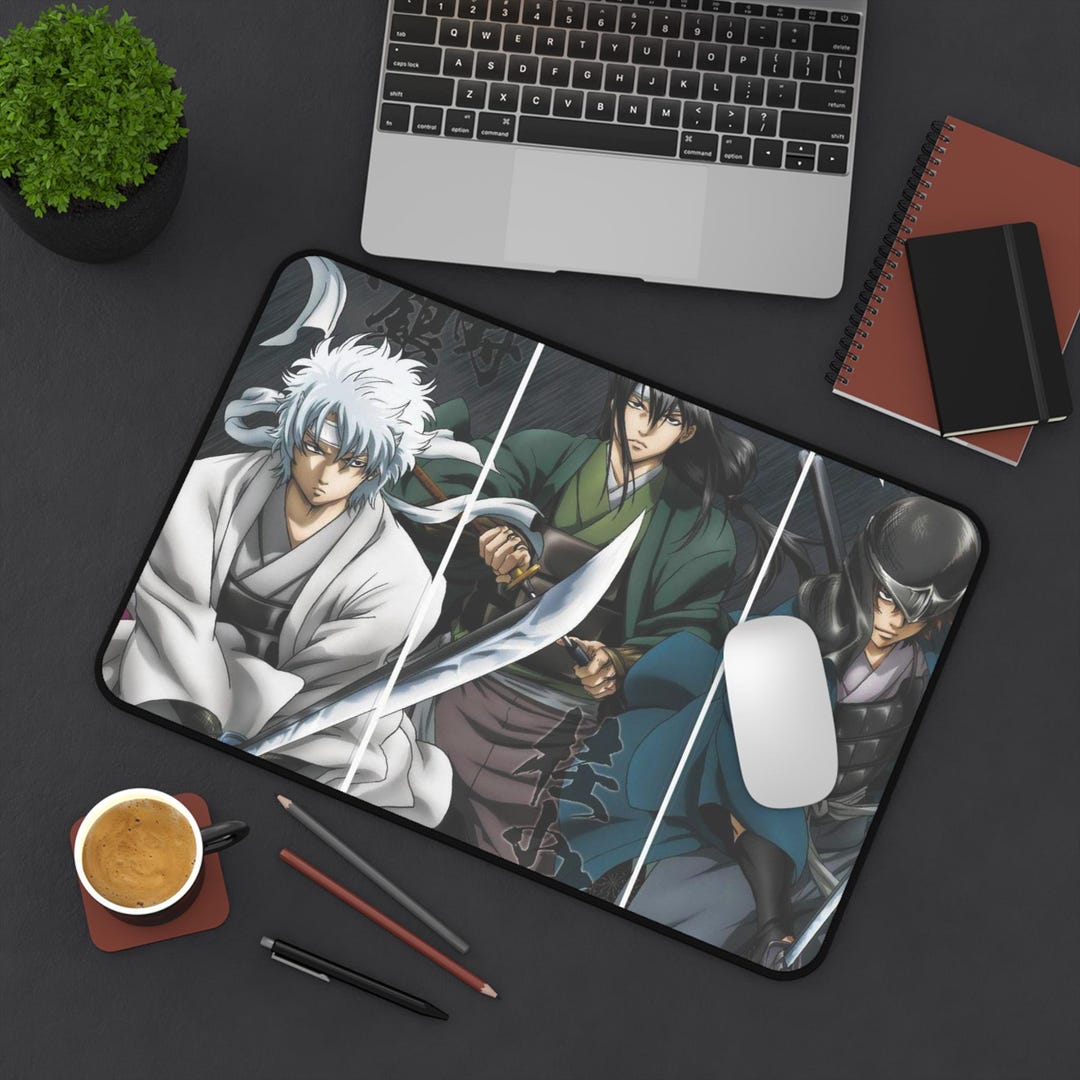 Gintama Manga Desk Mat Anime Mouse Pads Custom Mouse Pad Gift for ...