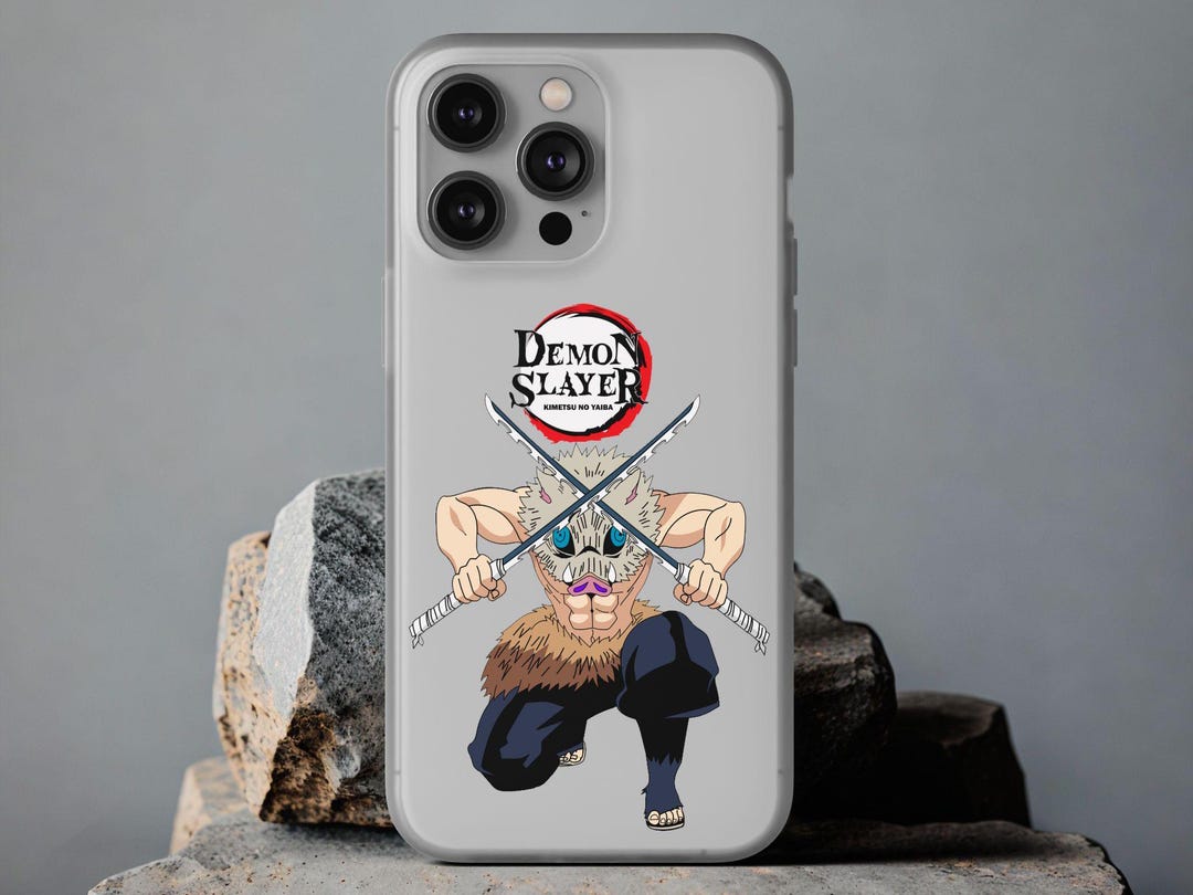 Inosuke Hashibira Anime Phone Case Demon Slayer Custom Phone Case ...