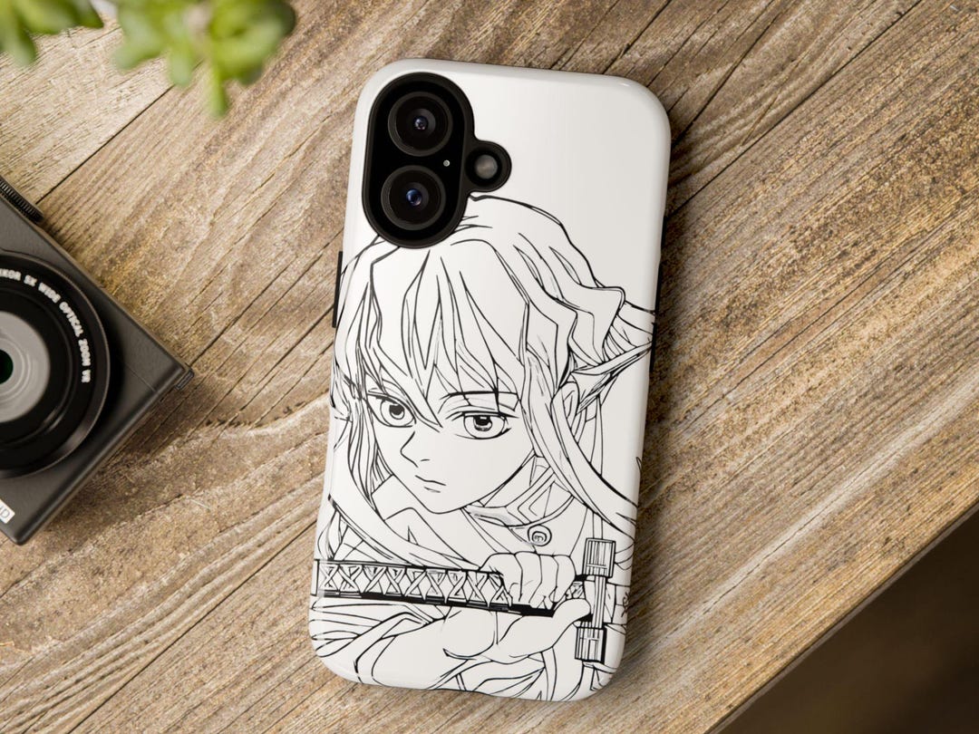 Demon Slayer Muichiro Tokito Anime Phone Case iPhone 16 15 14 13 12 ...