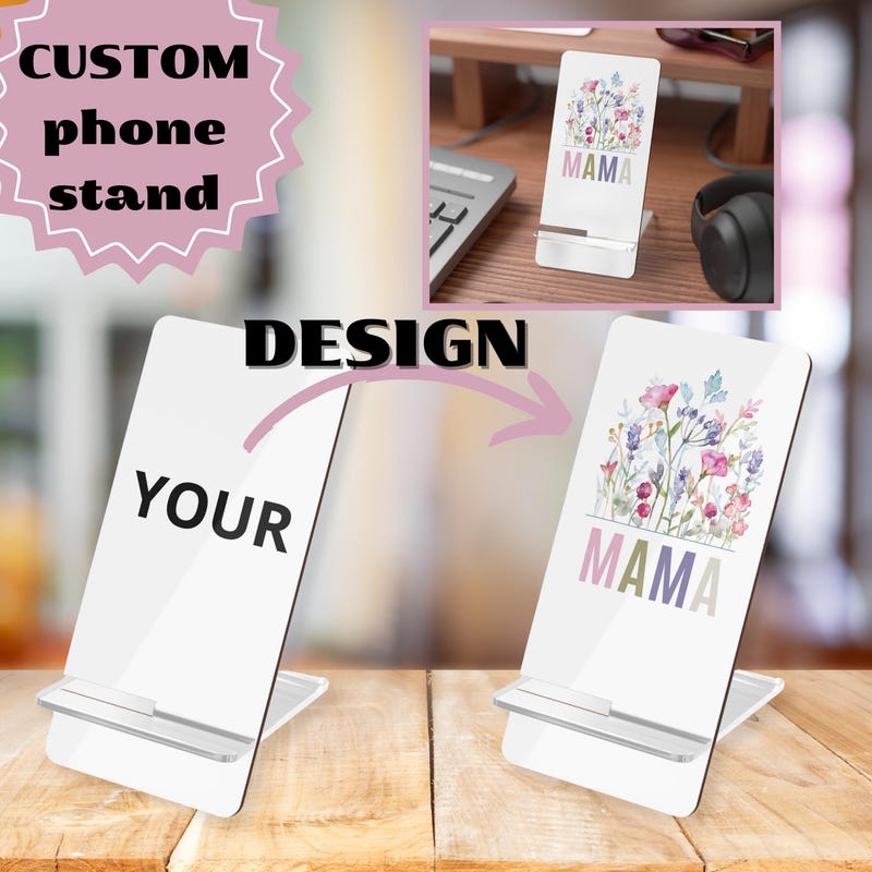 Acrylic Phone Stand - Etsy