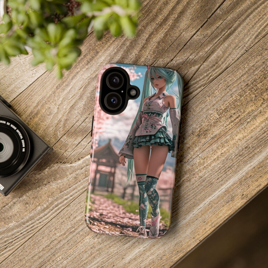 Hatsune Miku Vocaloid Anime Phone Case iPhone 16 Plus Pro Max iPhone 15 ...