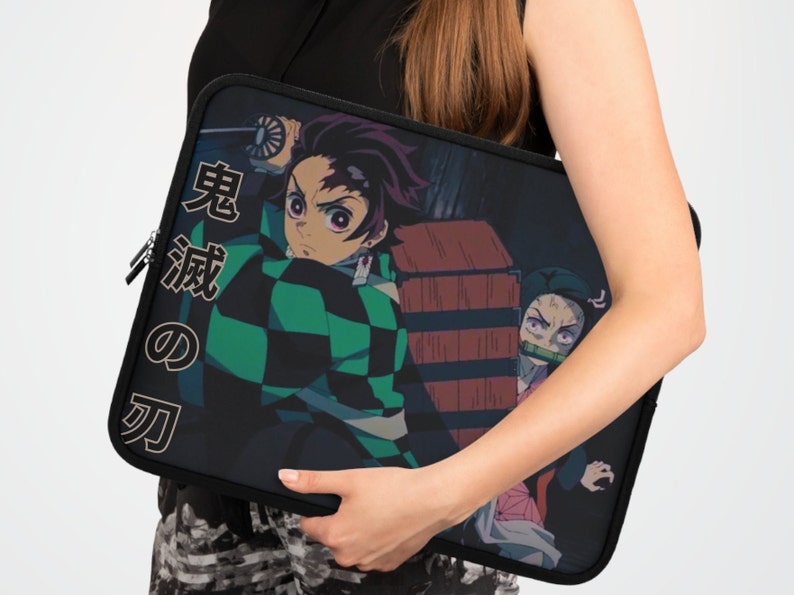 Demon Slayer Kimetsu No Yaiba Manga Webtoon Laptop Sleeve Custom Laptop ...
