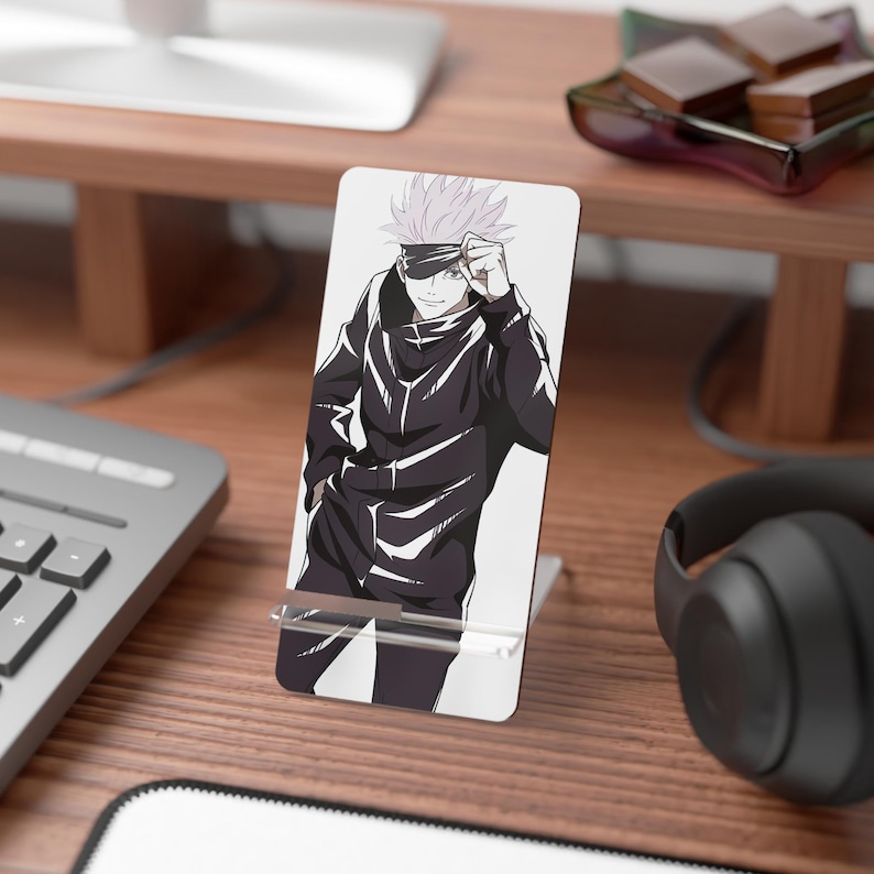 Phone Stand Gojo Satoru Manga JJK Gift for Friends Kawaii Phone Stand ...