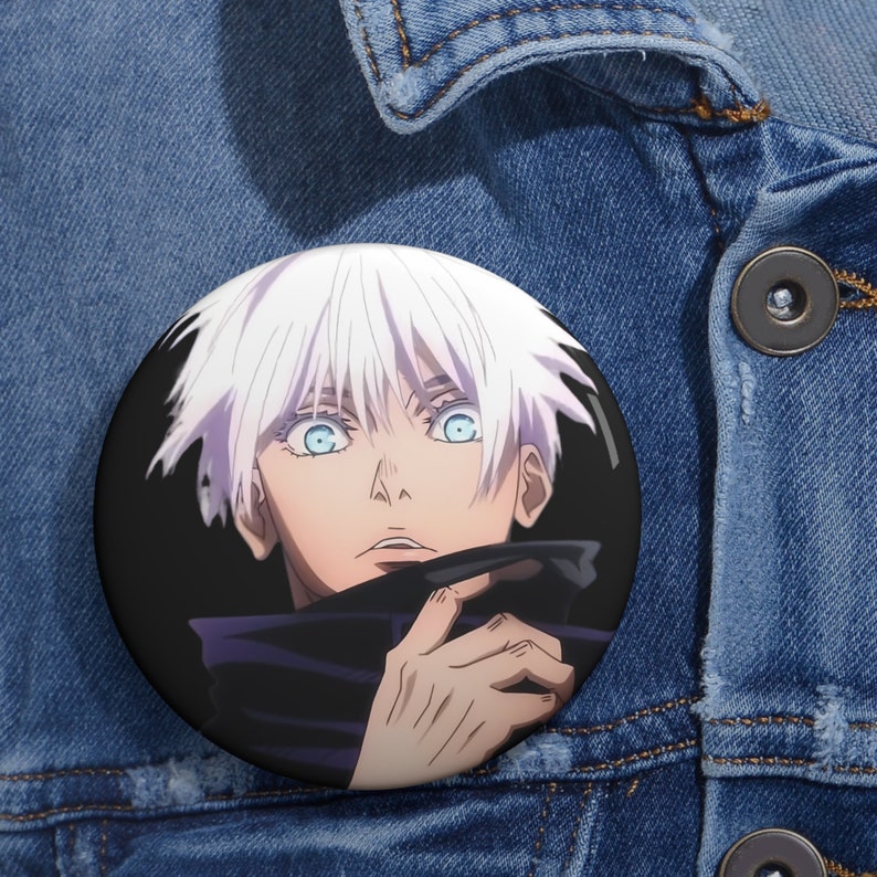 Gojo Satoru Manga Webtoon Anime Pin Buttons Custom Pin Buttons Gift for ...
