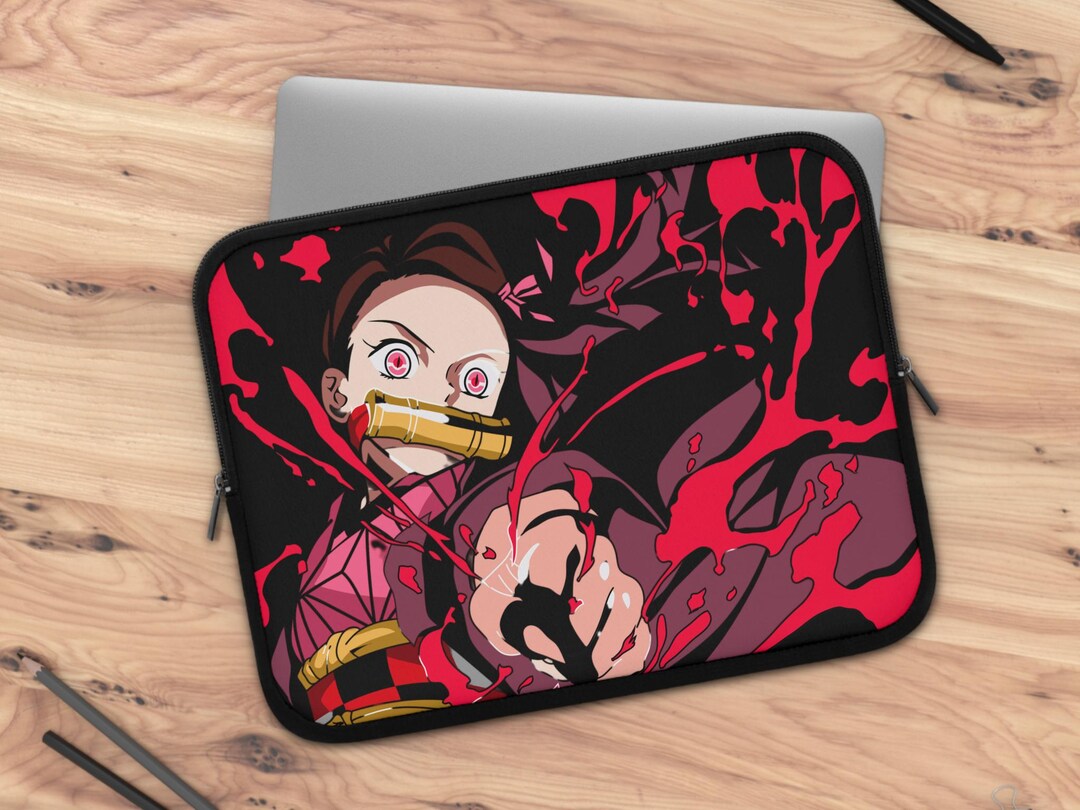 Nezuko Kamado Demon Slayer Kimetsu No Yaiba Manga Laptop Sleeve Custom ...